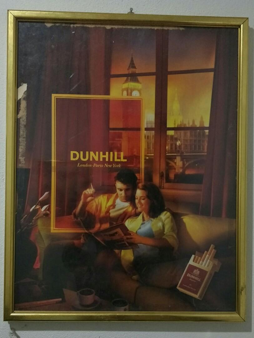 FRAME POSTER DUNHILL, Furniture & Home Living, Home Decor, Vases ...