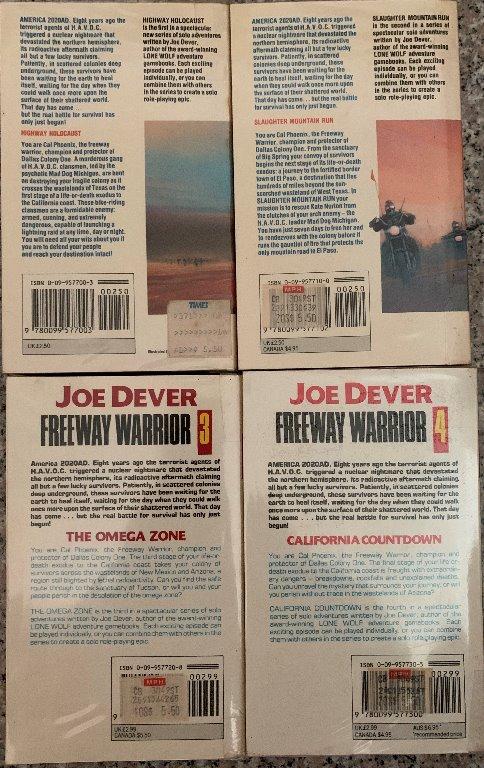 Freeway Warrior Gamebooks (Complete, No 1 to 4), Hobbies & Toys, Books ...