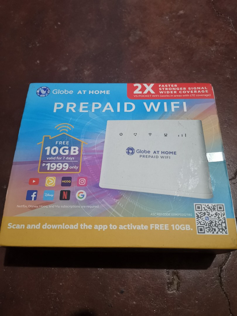 Globe At Home Prepaid Wifi Modem, TV & Home Appliances, TV ...