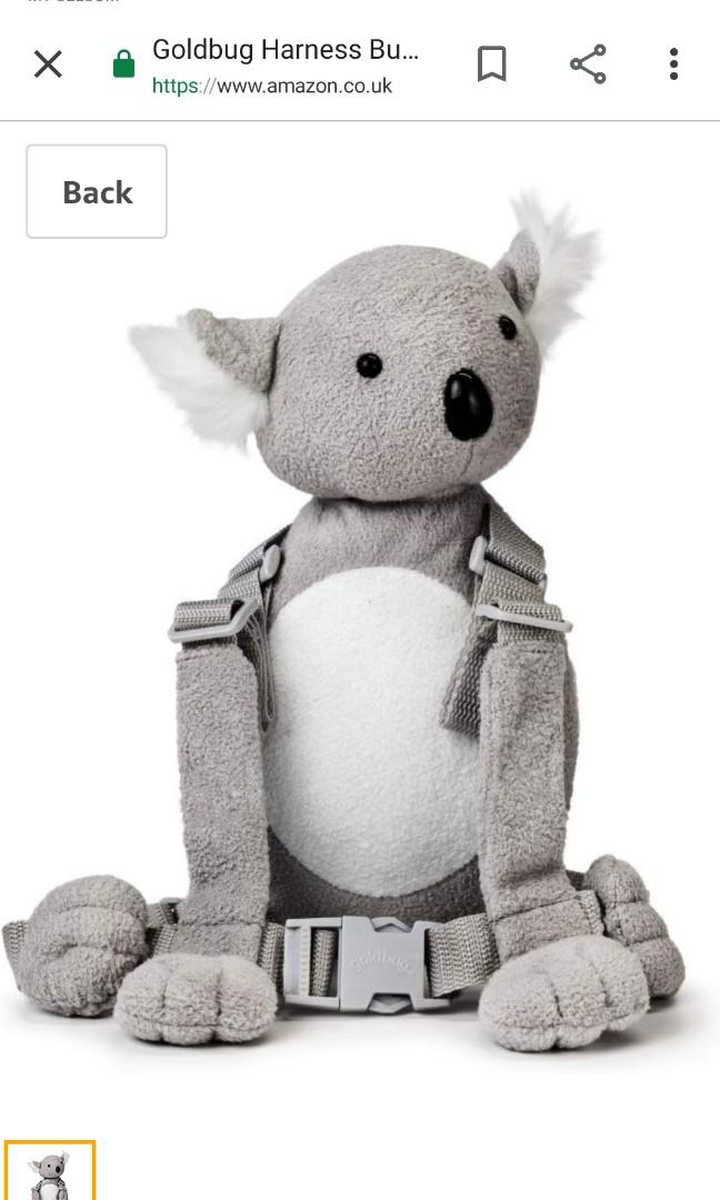 Goldbug 2 in 1 koala safety harness and backpack, Babies & Kids, Baby ...