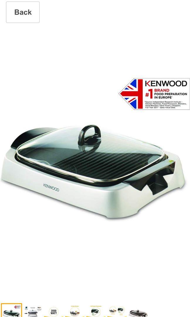 Kenwood HG266 Health Grill (white), TV & Home Appliances, Kitchen ...