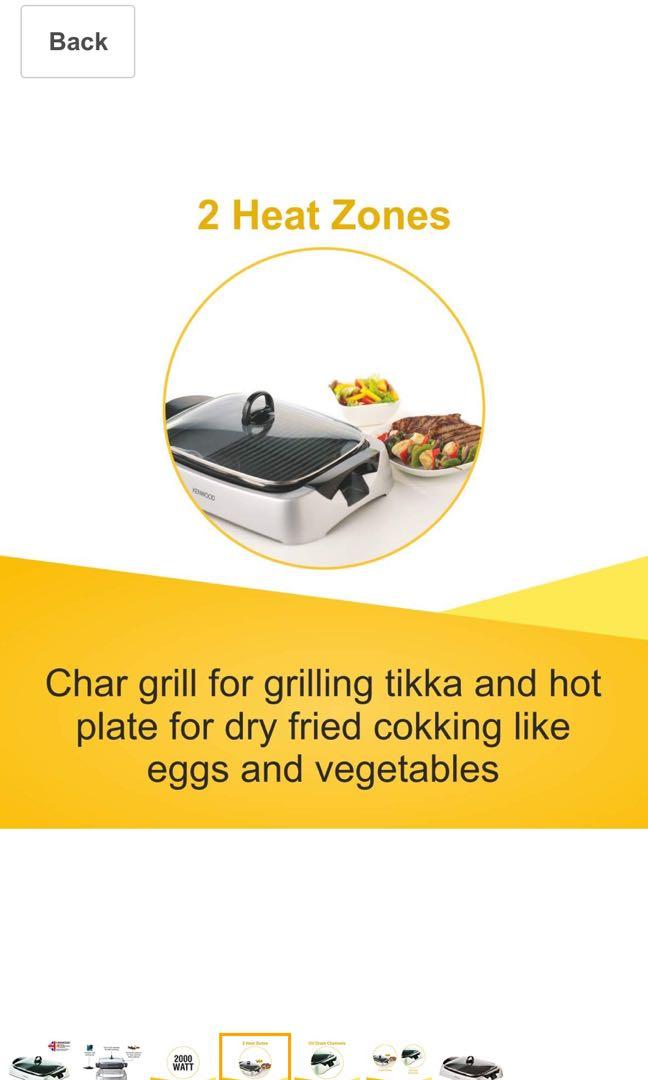 Kenwood HG266 Health Grill (white), TV & Home Appliances, Kitchen ...