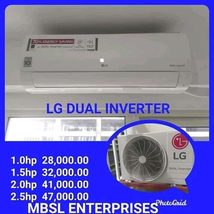 LG standard inverter split type aircon, TV & Home Appliances, Air ...