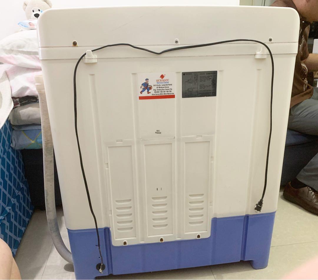 Micromat!c Twist-A-Matic Washing Machine with Dryer, TV & Home ...