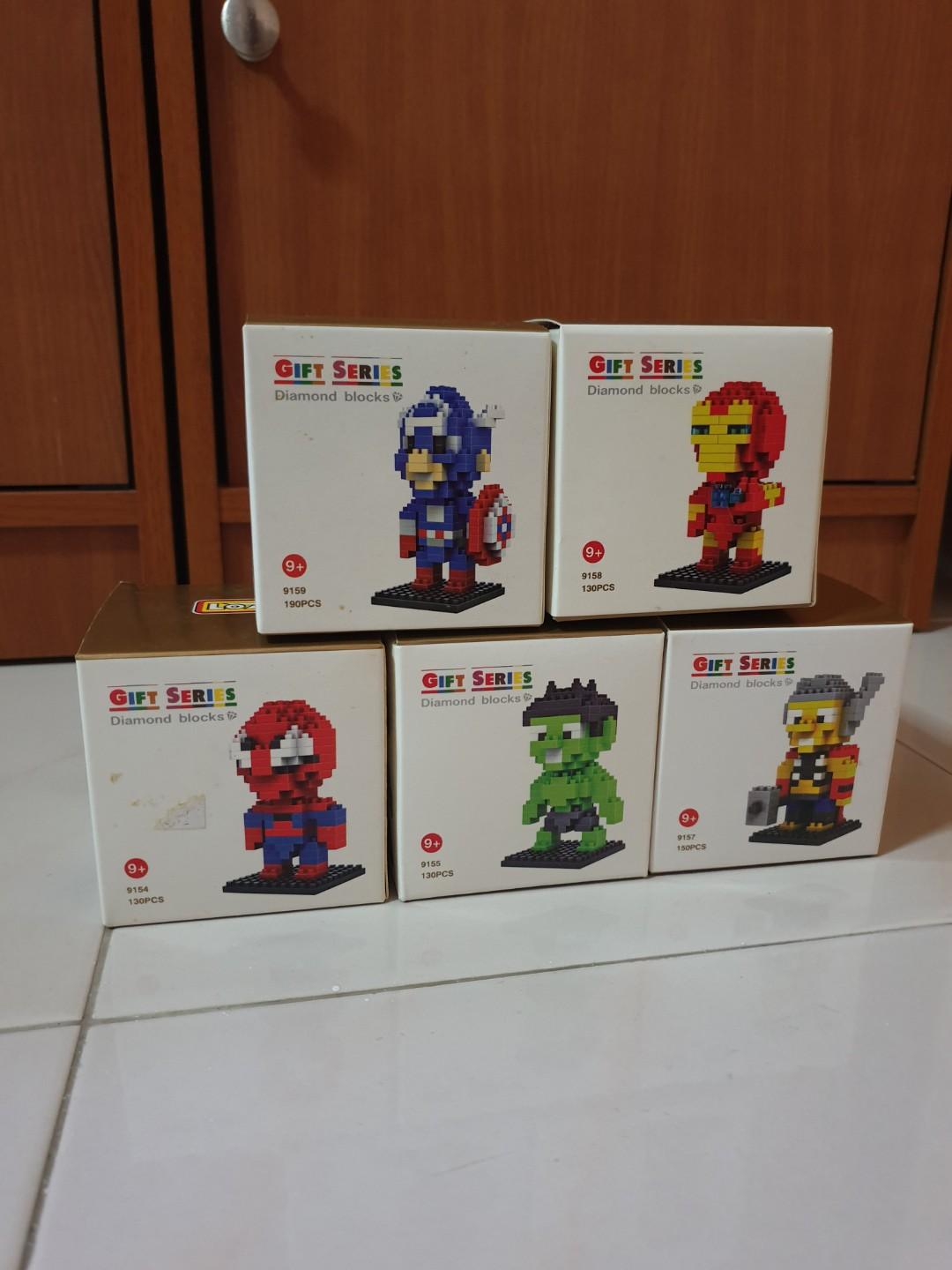 Nano Blocks Avengers, Hobbies & Toys, Toys & Games on Carousell