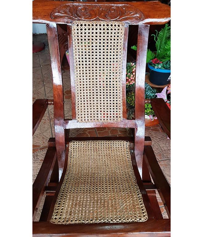 Narra with Solihiya Rocking Chair, Furniture & Home Living, Furniture ...