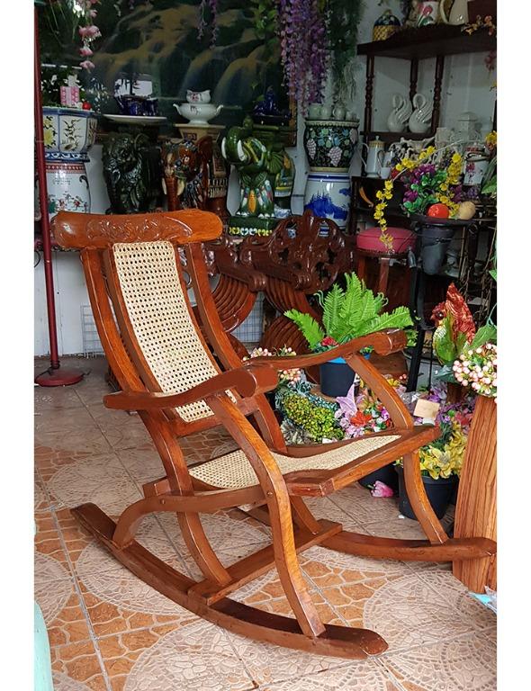 Narra with Solihiya Rocking Chair, Furniture & Home Living, Furniture ...