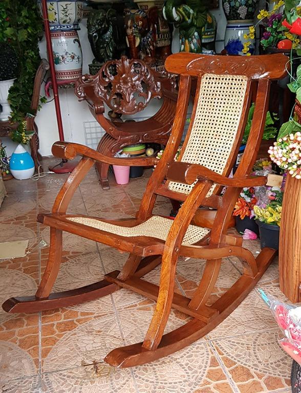 Narra with Solihiya Rocking Chair, Furniture & Home Living, Furniture ...