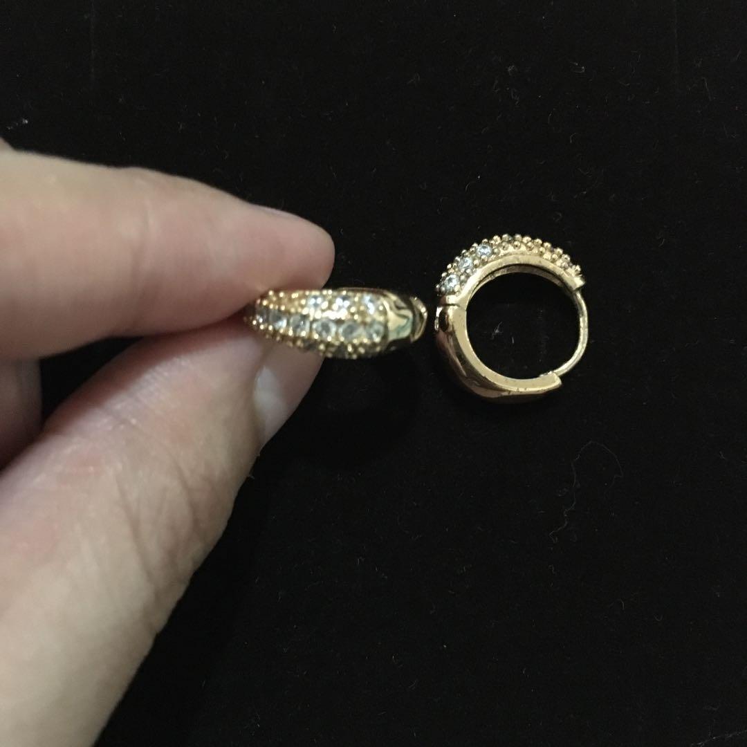 Paracale Gold Studded Earrings, Women's Fashion, Jewelry & Organizers ...