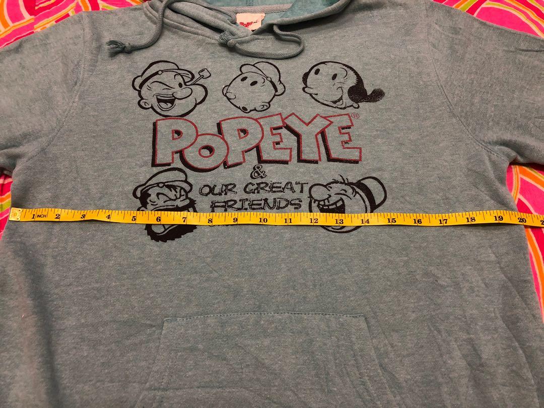 Popeye Hoodie, Men's Fashion, Tops & Sets, Hoodies on Carousell
