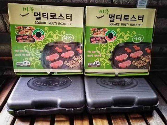 Samgyupsal set stove and grill pan, TV & Home Appliances, Kitchen ...