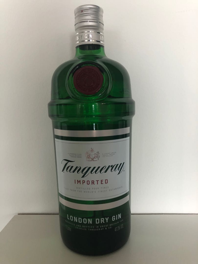 Tanqueray Gin 1L, Food & Drinks, Alcoholic Beverages on Carousell