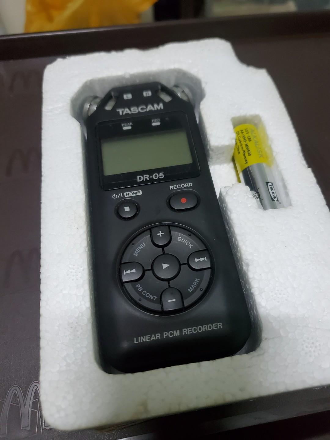 TASCAM DR-05 voice recorder, Audio, Voice Recorders on Carousell