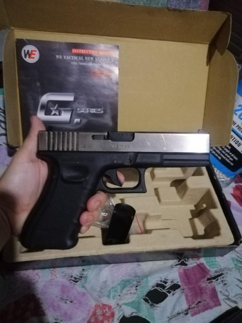 WE GLOCK 18C AIRSOFT w/ BURST FIRE on Carousell