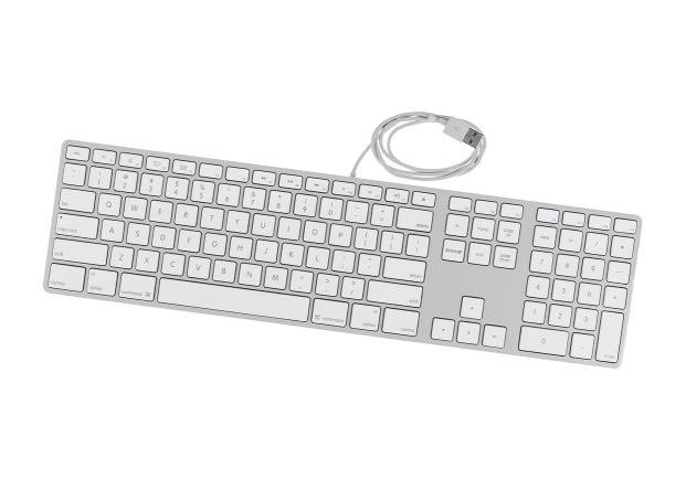 Wired Apple Keyboard with numeric keypad, Computers & Tech, Parts & Accessories, Computer ...