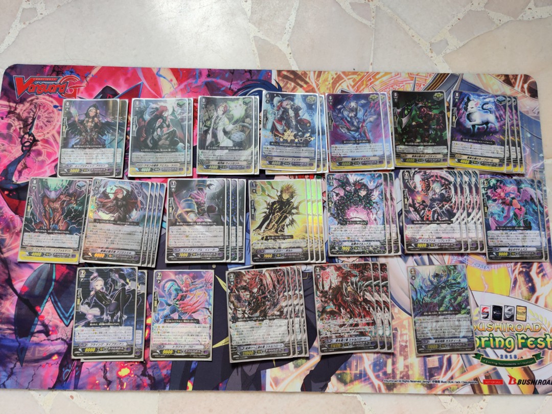 Wts premium dark irregular scharhrot gastille deck with dust, Hobbies ...