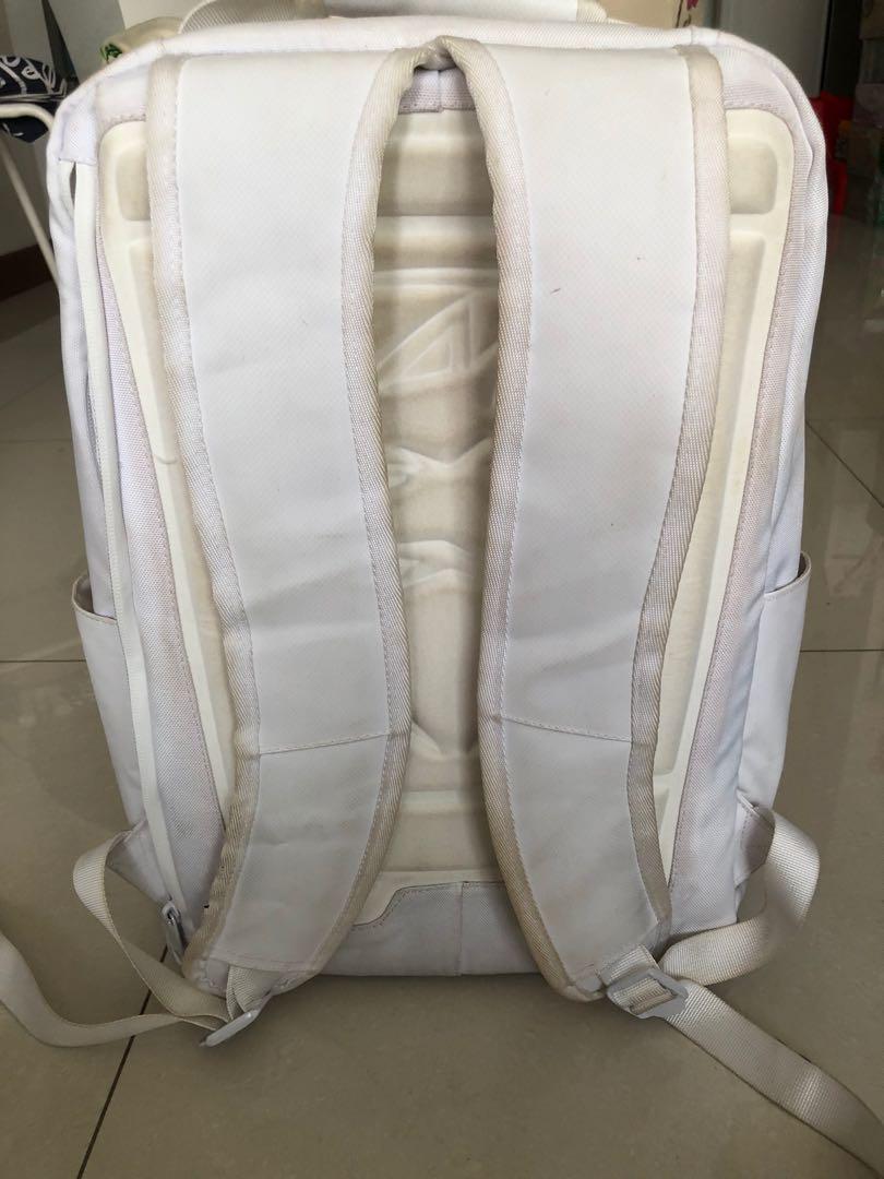 Alphalete White Backpack, Men's Fashion, Bags, Backpacks on Carousell