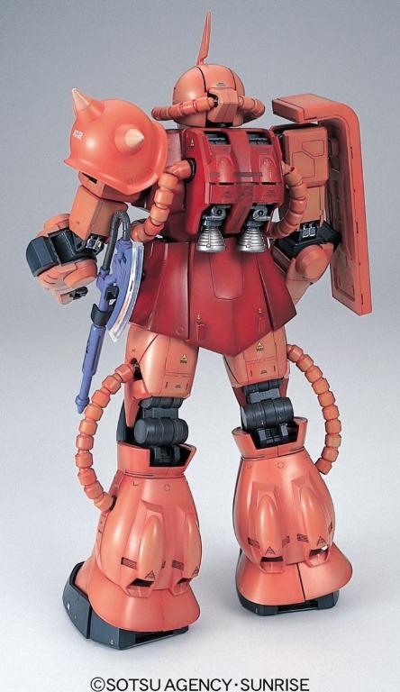 Bandai PG 1:60 Zaku-II Perfect Grade 紅彗星 渣古 超精密 模型 MS-06S 高達 Gundam ...