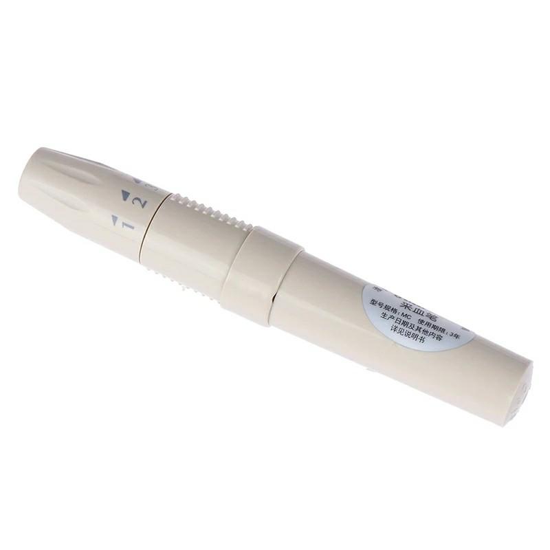 Medical Health Care Lancet Blood Sampling Pen Device Adjustable Depth ...