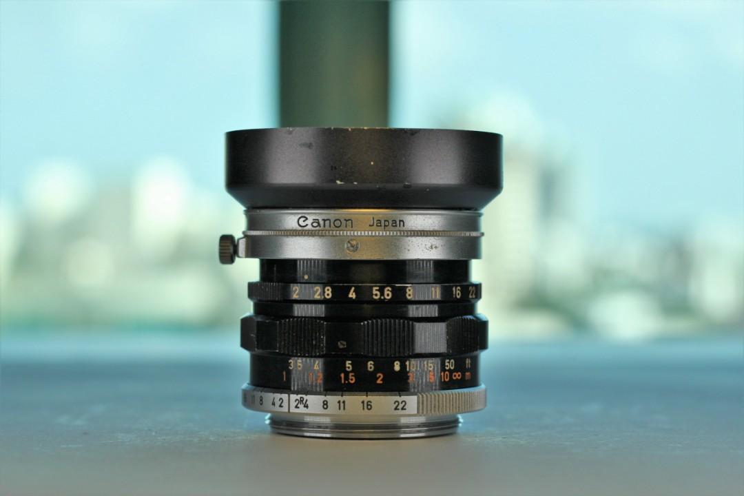 Canon M39 / LTM Screw Mount 35mm f2 lens w hood [***72], Photography ...