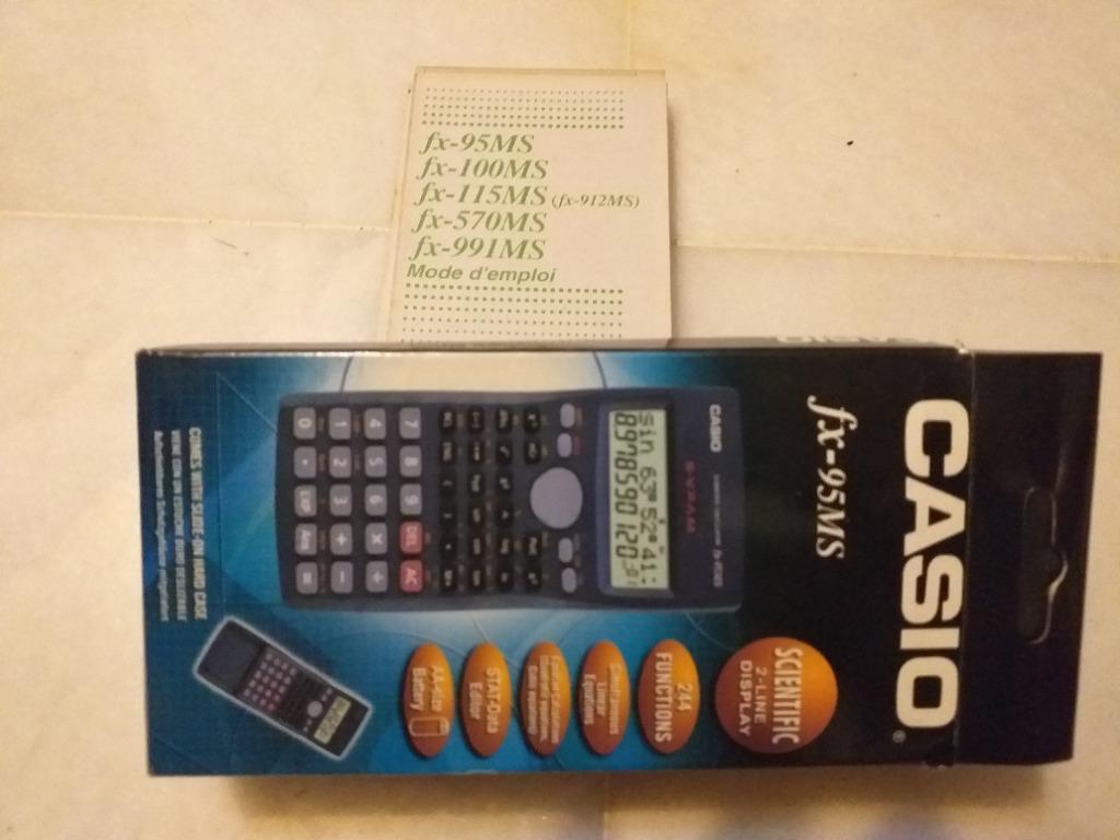 Casio fx-95MS Scientific Calculator, Hobbies & Toys, Stationery & Craft ...