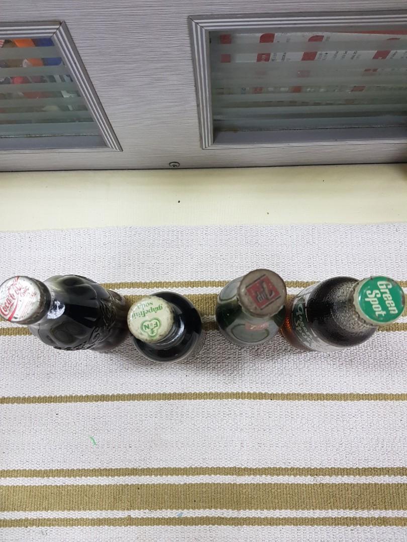 Coca Cola / F&N / 7 up / green spot bottles Collectibles, Hobbies ...