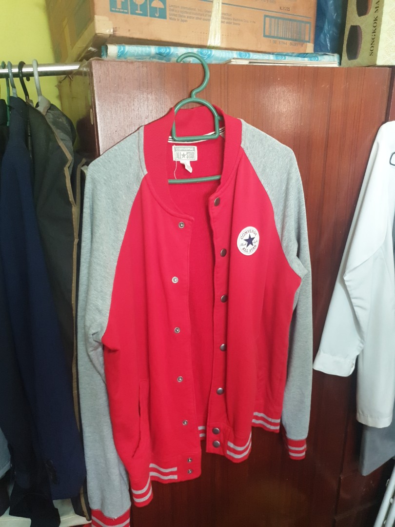 Converse Jacket, Men's Fashion, Coats, Jackets and Outerwear on Carousell