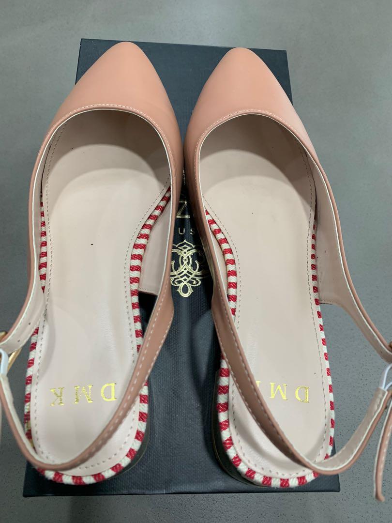 DMK slingback heels, Women's Fashion, Footwear, Heels on Carousell