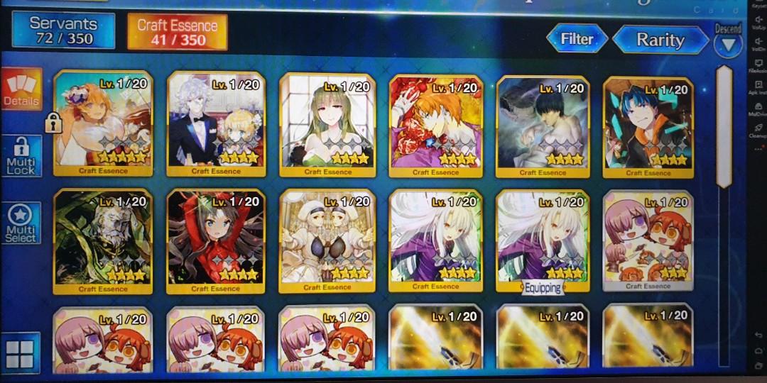 FGO NA Starter [UPDATED], Video Gaming, Gaming Accessories, Game Gift ...