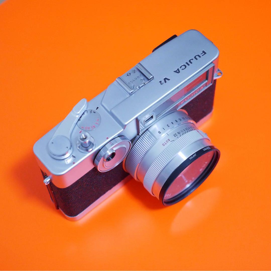 Fujica V2 Film Rangefinder Camera, Photography, Cameras on Carousell