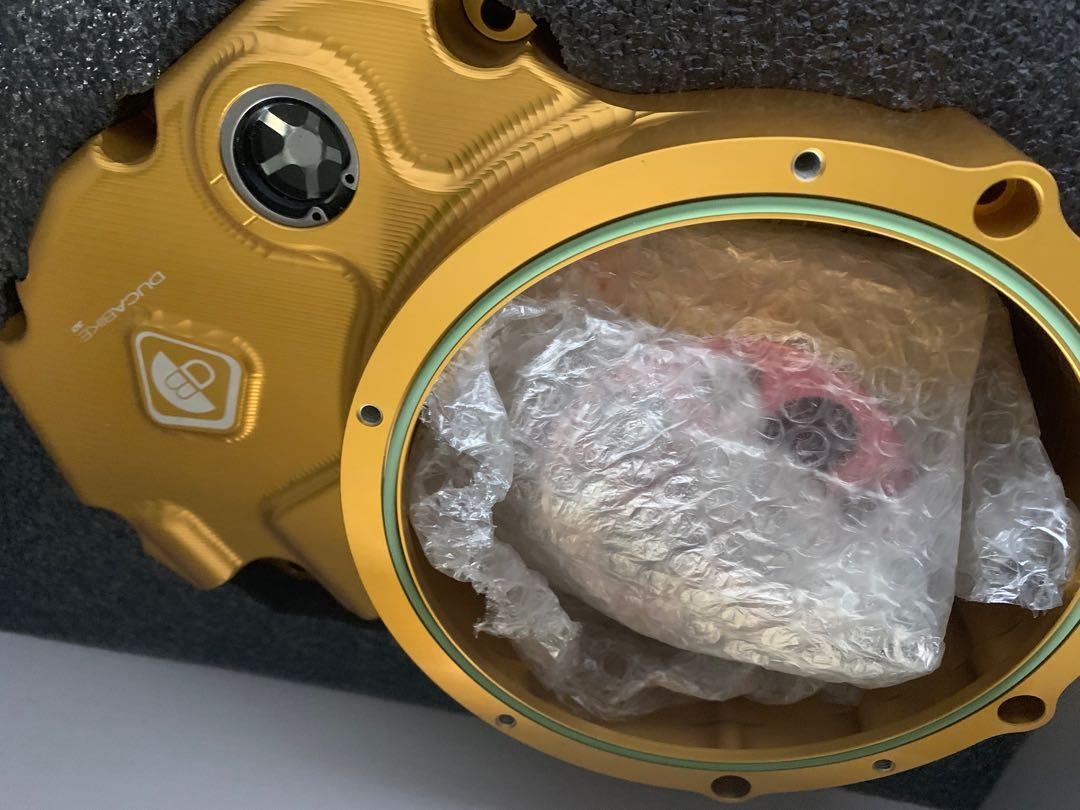 Hypermotard 950 Ducabike Clear Clutch Cover Full set, Motorcycles ...