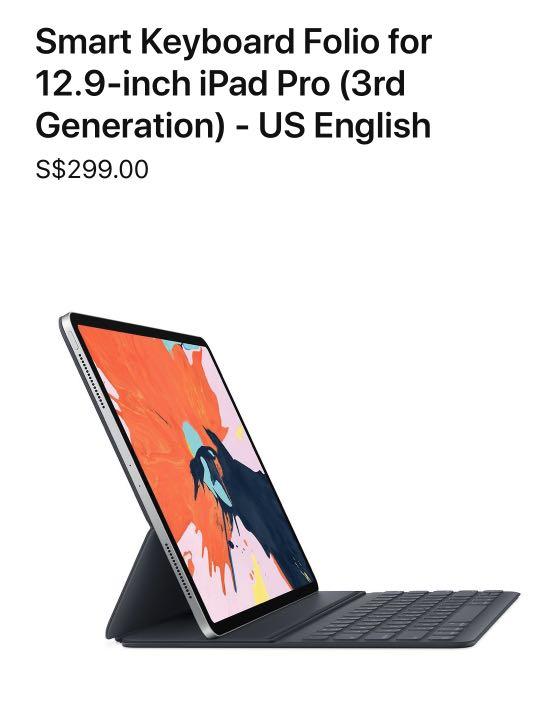 iPad Pro 12.9” Smart Keyboard, Computers & Tech, Parts & Accessories ...