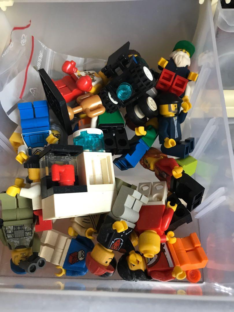 Lego loose bricks with drawers and free minifigures, Hobbies & Toys ...