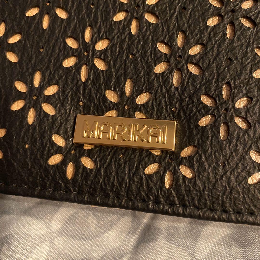 Marikai black long wallet, Luxury, Bags & Wallets on Carousell