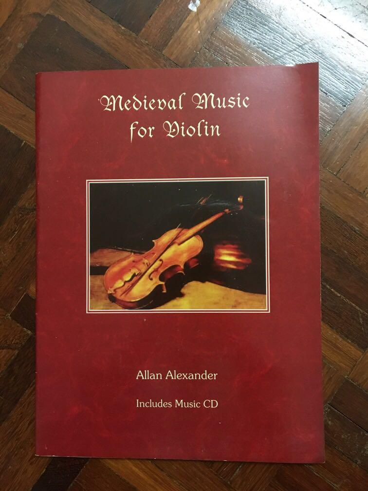 Medieval Music for Violin (1 CD included), Hobbies & Toys, Music ...
