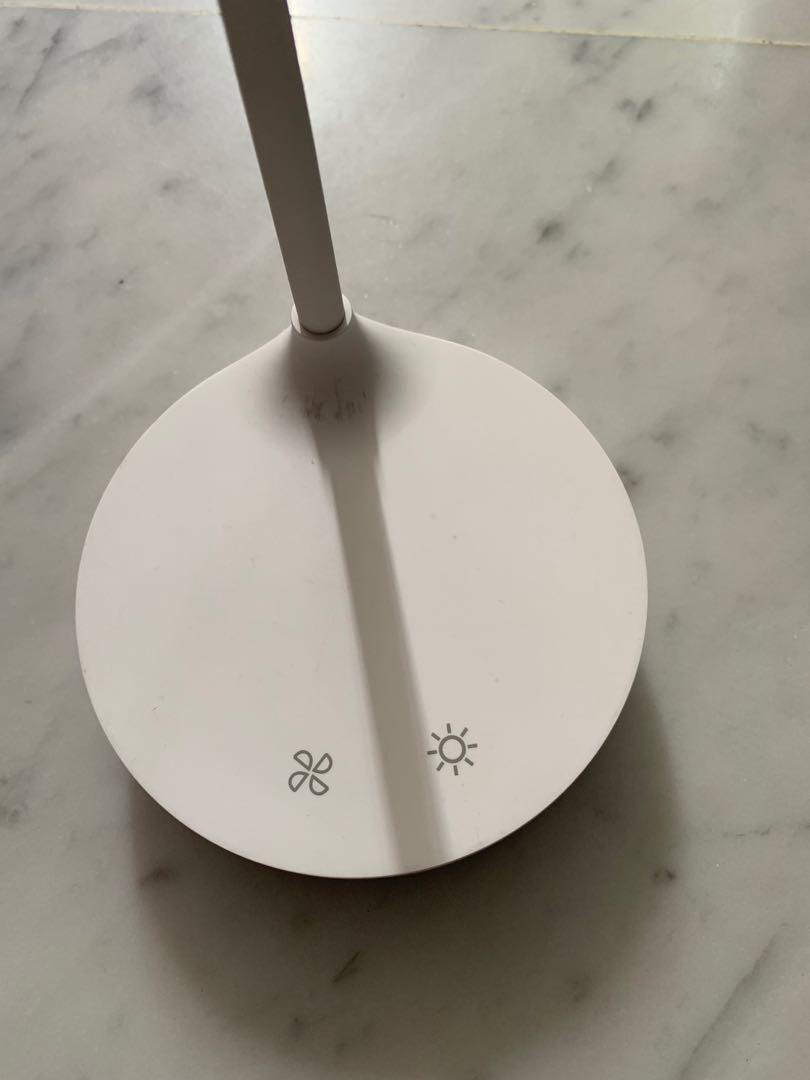 Miniso LED Desk Lamp with Fan, Furniture & Home Living, Lighting & Fans ...