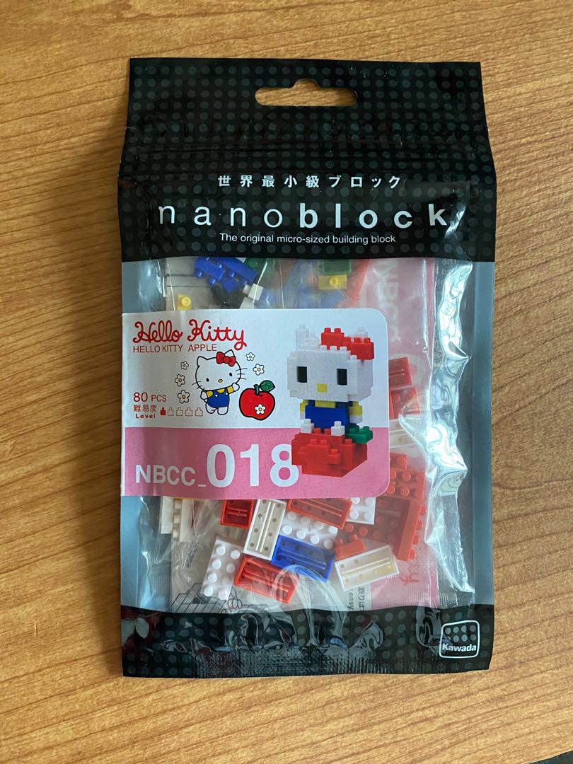 Nano Block Hello Kitty 018, Hobbies & Toys, Toys & Games on Carousell