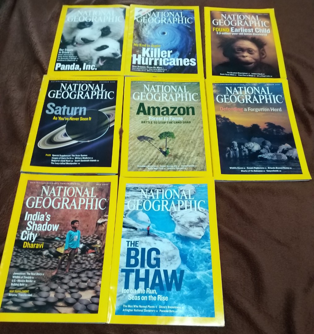 Old National Geographic Magazines for sale, Hobbies & Toys, Books ...