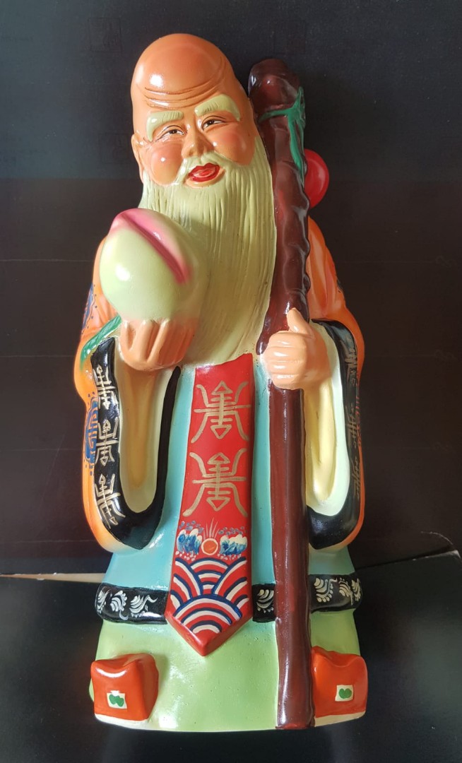 Plaster old man figure figurine statue, Hobbies & Toys, Memorabilia ...