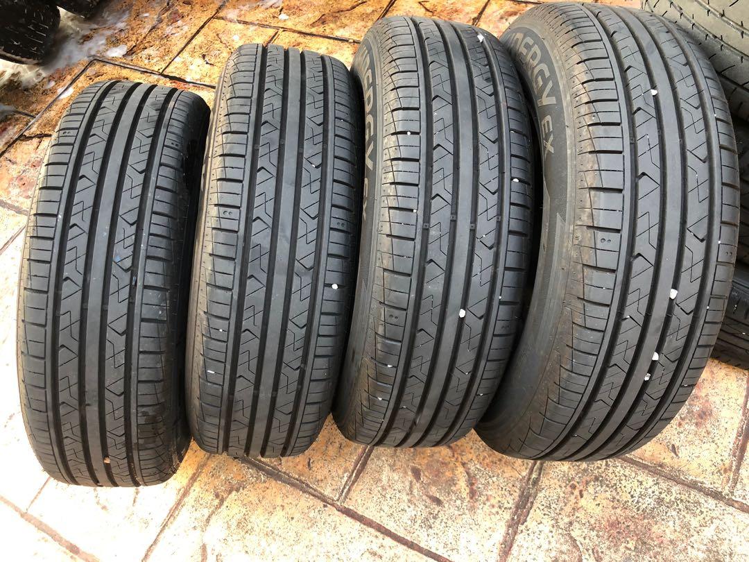 Rim besi Wira 13 inci siap tayar baru, Auto Accessories on Carousell