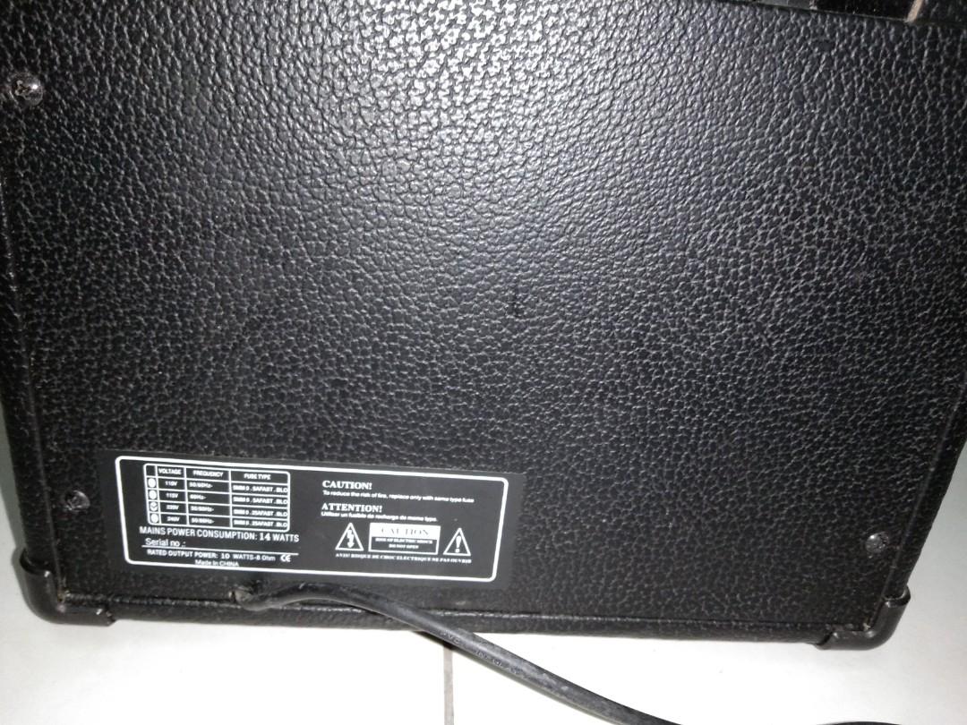 RJ Guitar Amplifier, 10 watts, Hobbies & Toys, Music & Media, CDs ...