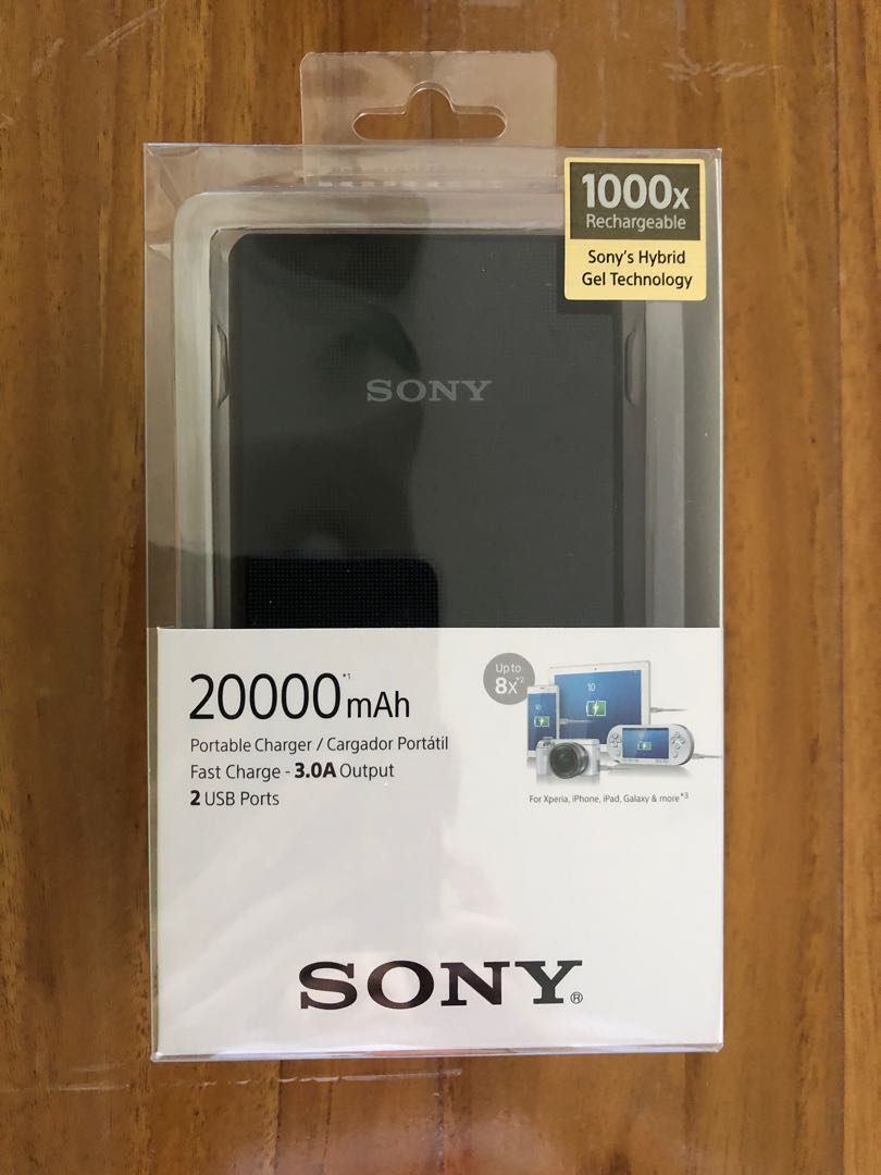 Sony portable charger, Computers & Tech, Parts & Accessories, Chargers ...
