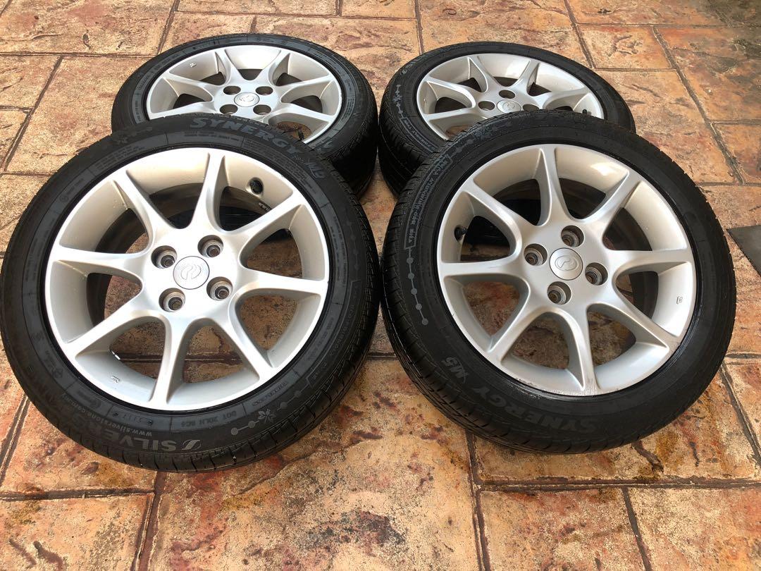 Sport Rim Alza SE 15 inci Siap tayar, Auto Accessories on Carousell
