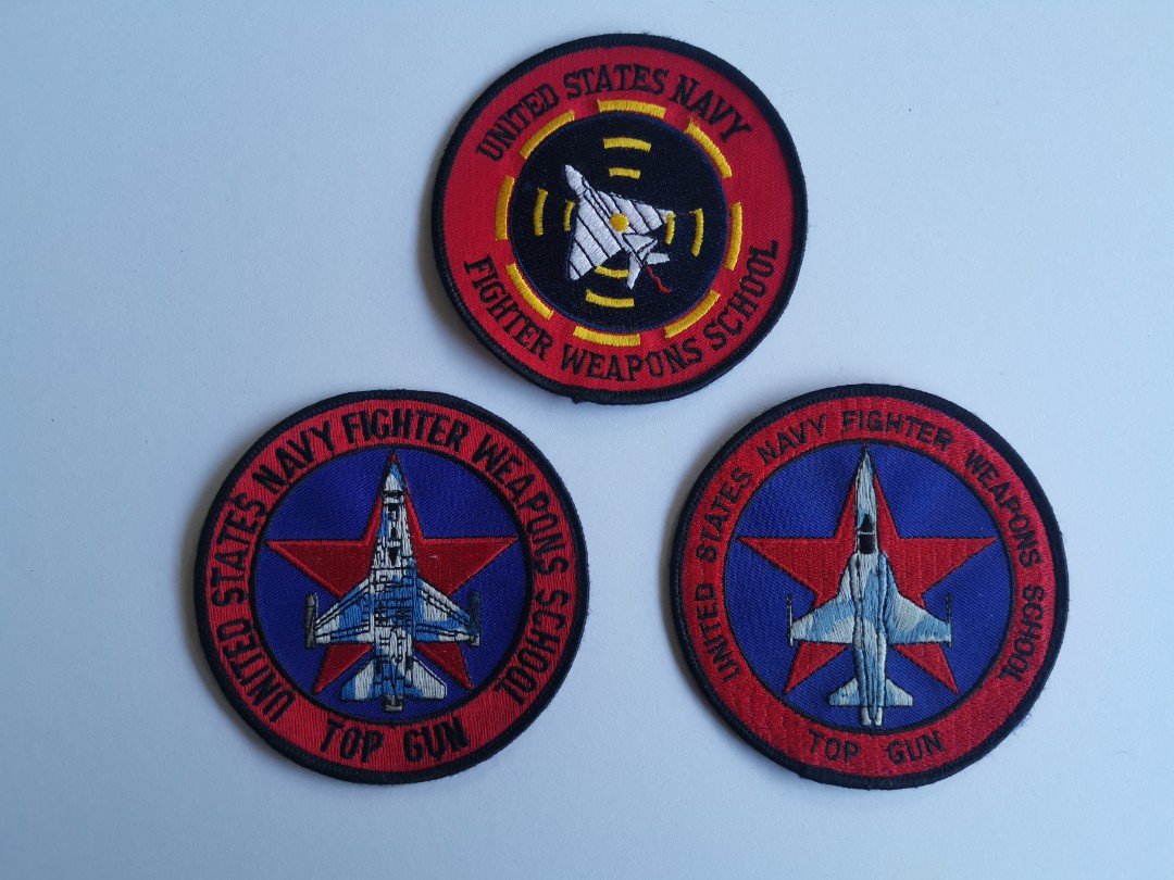 USN Top Gun patch set, Hobbies & Toys, Collectibles & Memorabilia ...