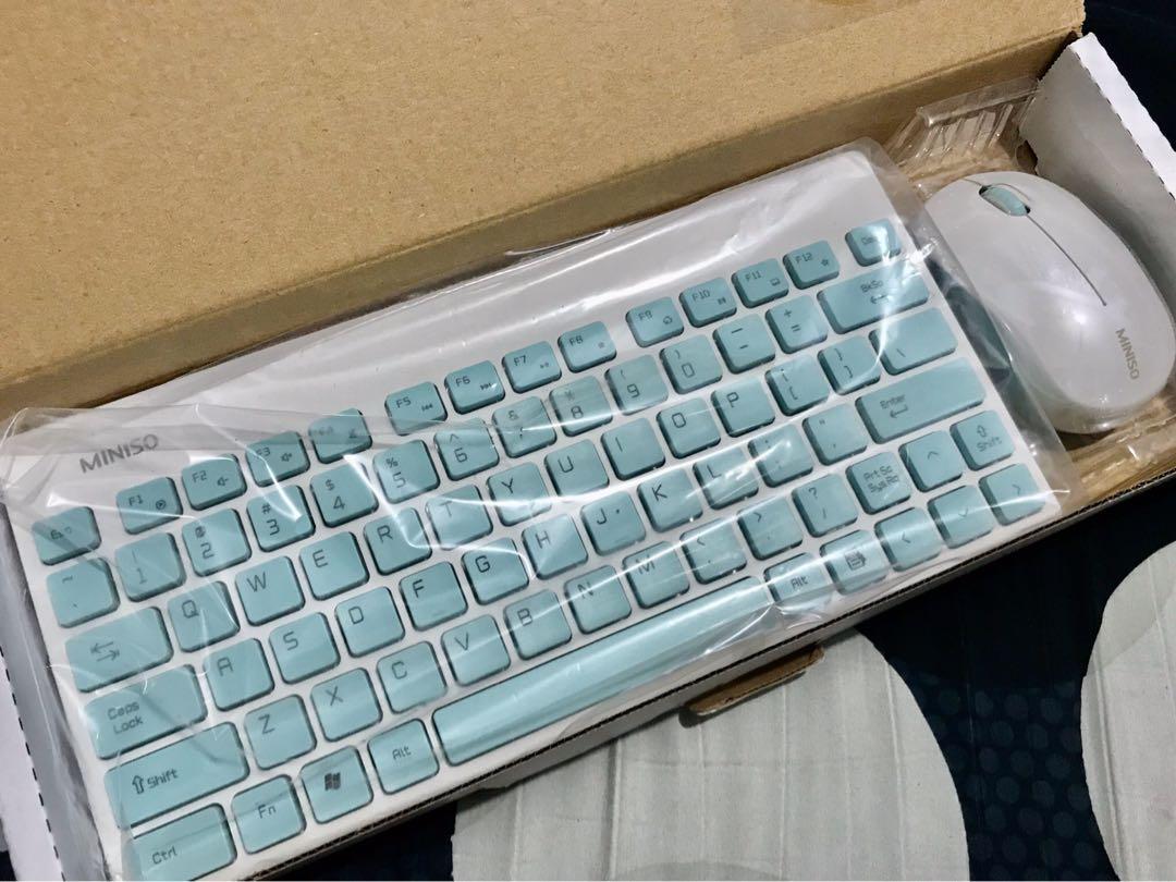 Wireless Keyboard and Mouse Set - MINISO, Computers & Tech, Parts & Accessories, Computer ...