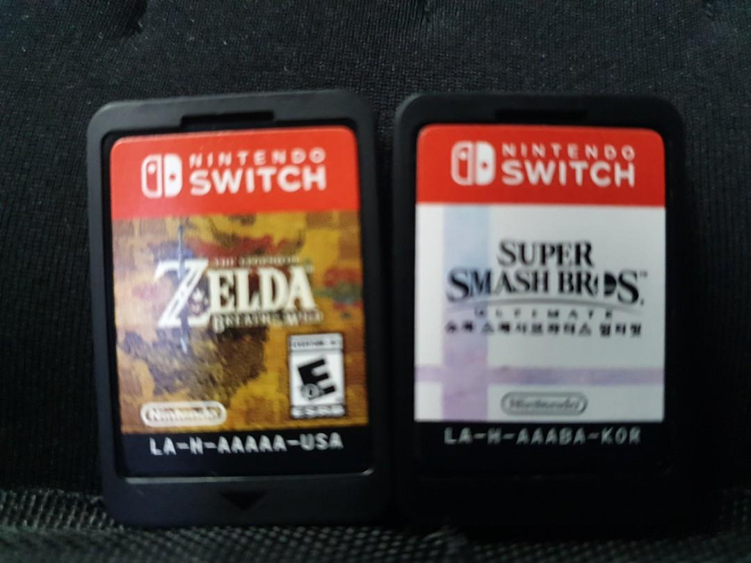 Zelda BOTW & Smash bros ultimate - Nintendo Switch games, Video Gaming ...