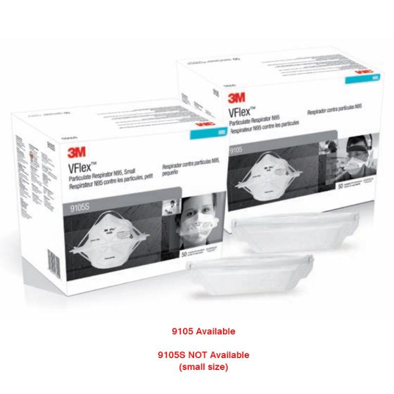 3M™ VFlex™ Particulate Respirator 9105, N95 (past Expiry Date), Health ...