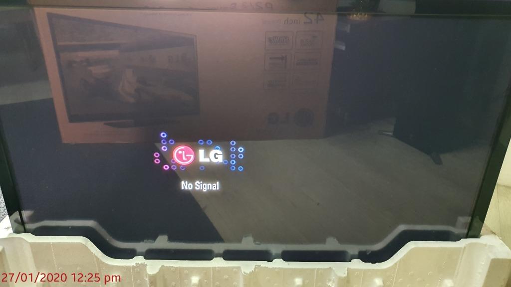 LG Razor Frame 42" Plasma TV, TV & Home Appliances, TV & Entertainment ...