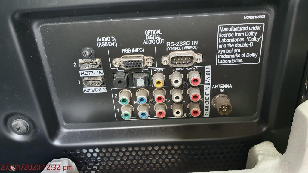 LG Razor Frame 42" Plasma TV, TV & Home Appliances, TV & Entertainment ...