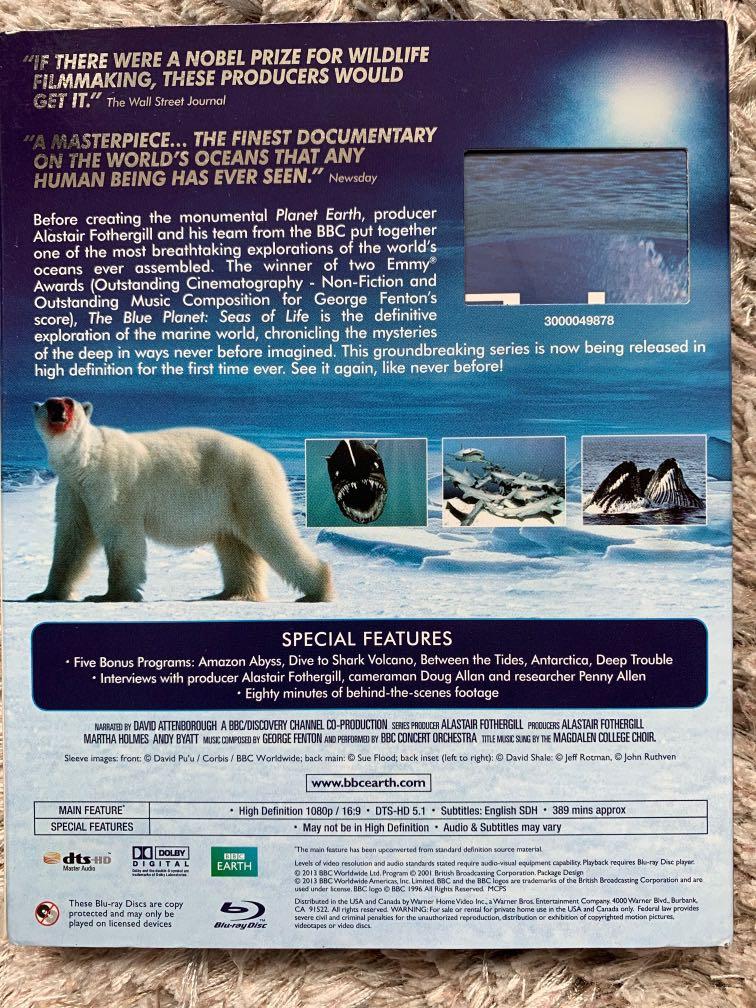 Blu Ray - BBC Earth The Blue Planet 3 disc, Hobbies & Toys, Music ...